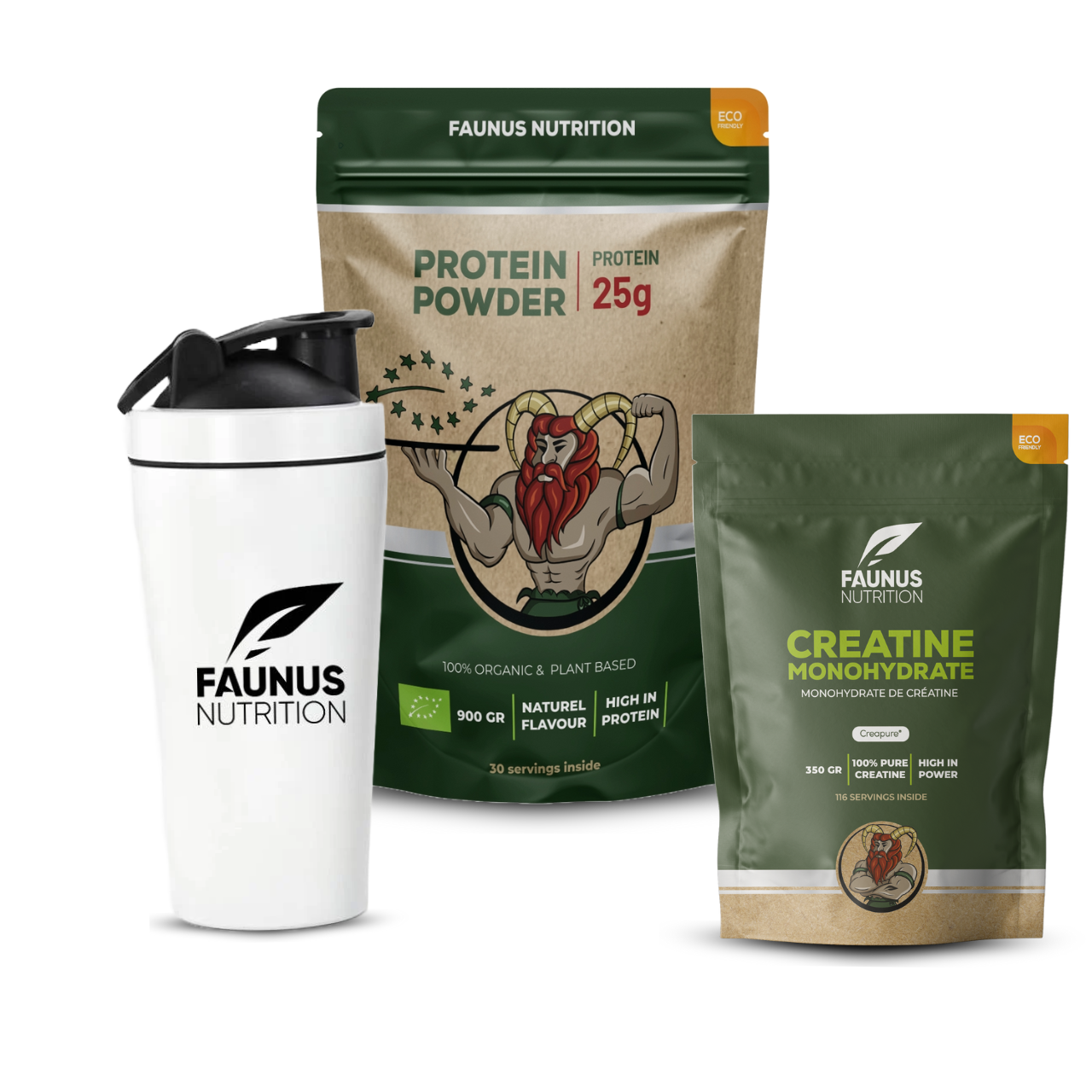 Faunus Nutrition | Beste eiwit poeder op de markt. 100% biologisch
